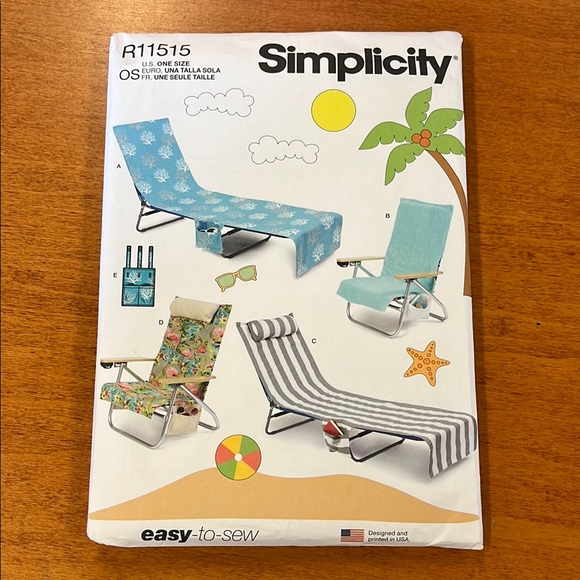 Simplicity | Accents | Simplicity Easytosew Chair Covers R1515 Complete ...